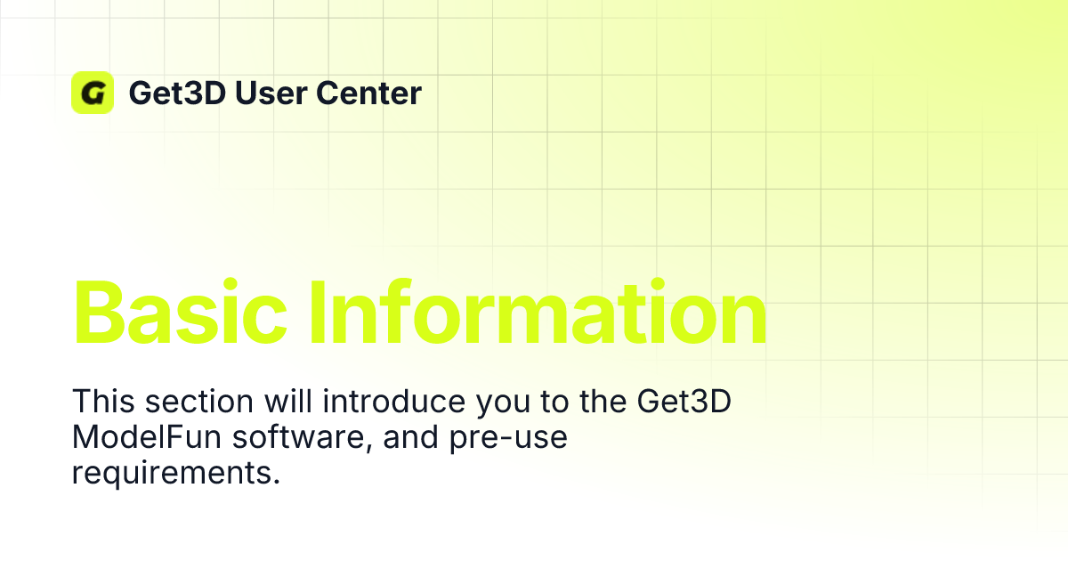 Basic Information | Get3D