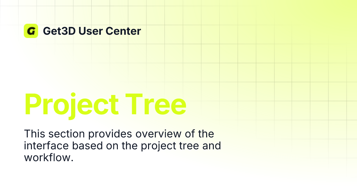Project Tree | Get3D