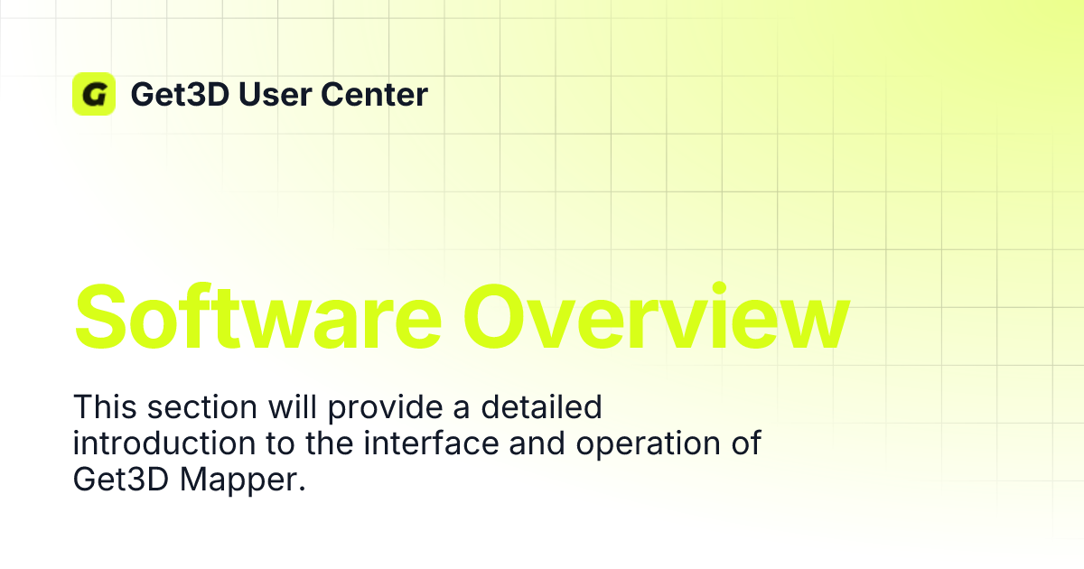 Software Overview | Get3D