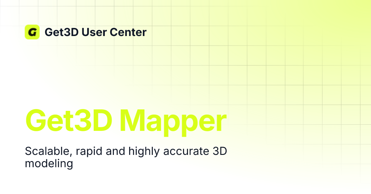 Get3D Mapper | Get3D User Center
