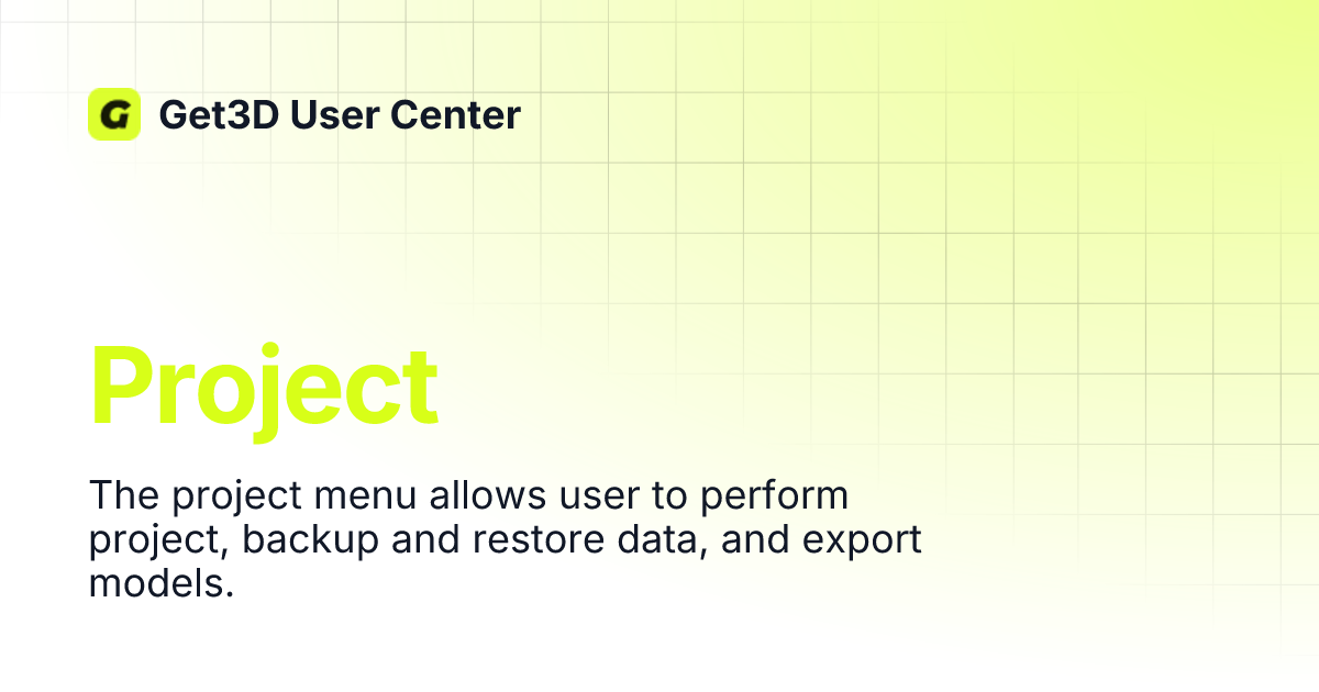 Project | Get3D